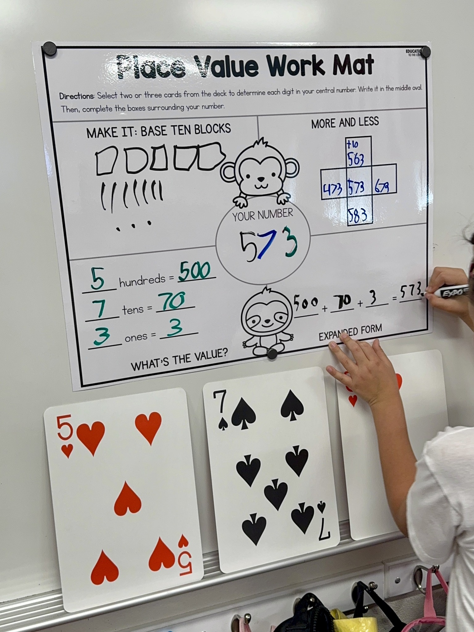 Education - Teacher Tip!! Print a worksheet as a poster and laminate it ...