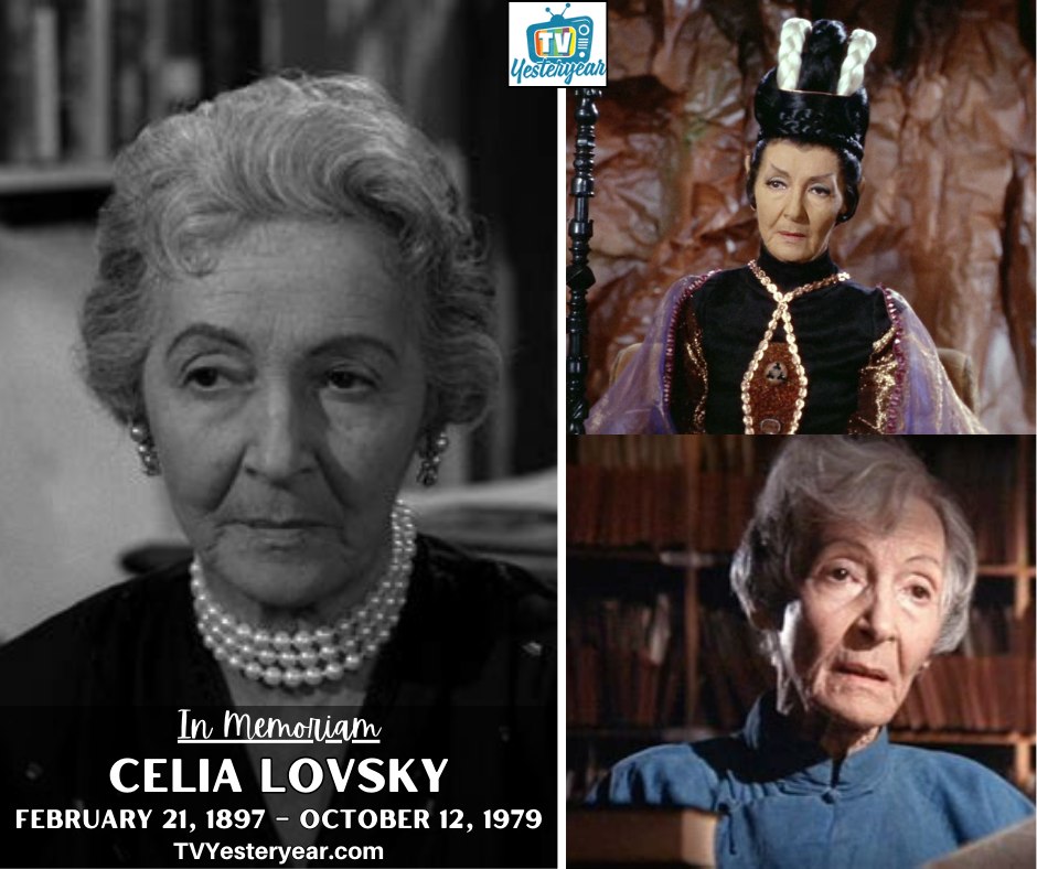 Remembering Celia Lovsky Who Tv Yesteryear Classic Tv Facebook