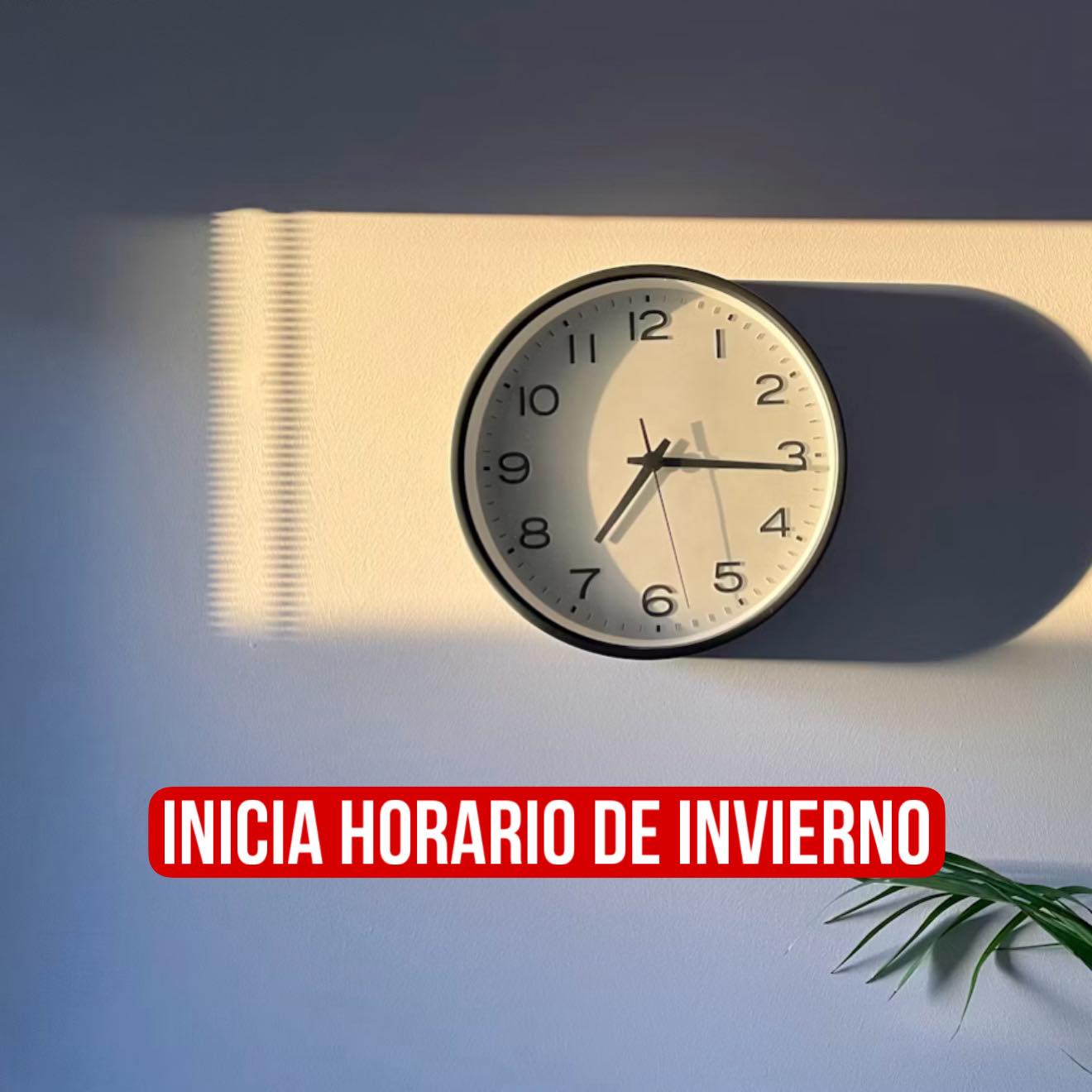 Benjamin - 🕑 ¡Atención! Este 2 de noviembre cambia el horario en ...