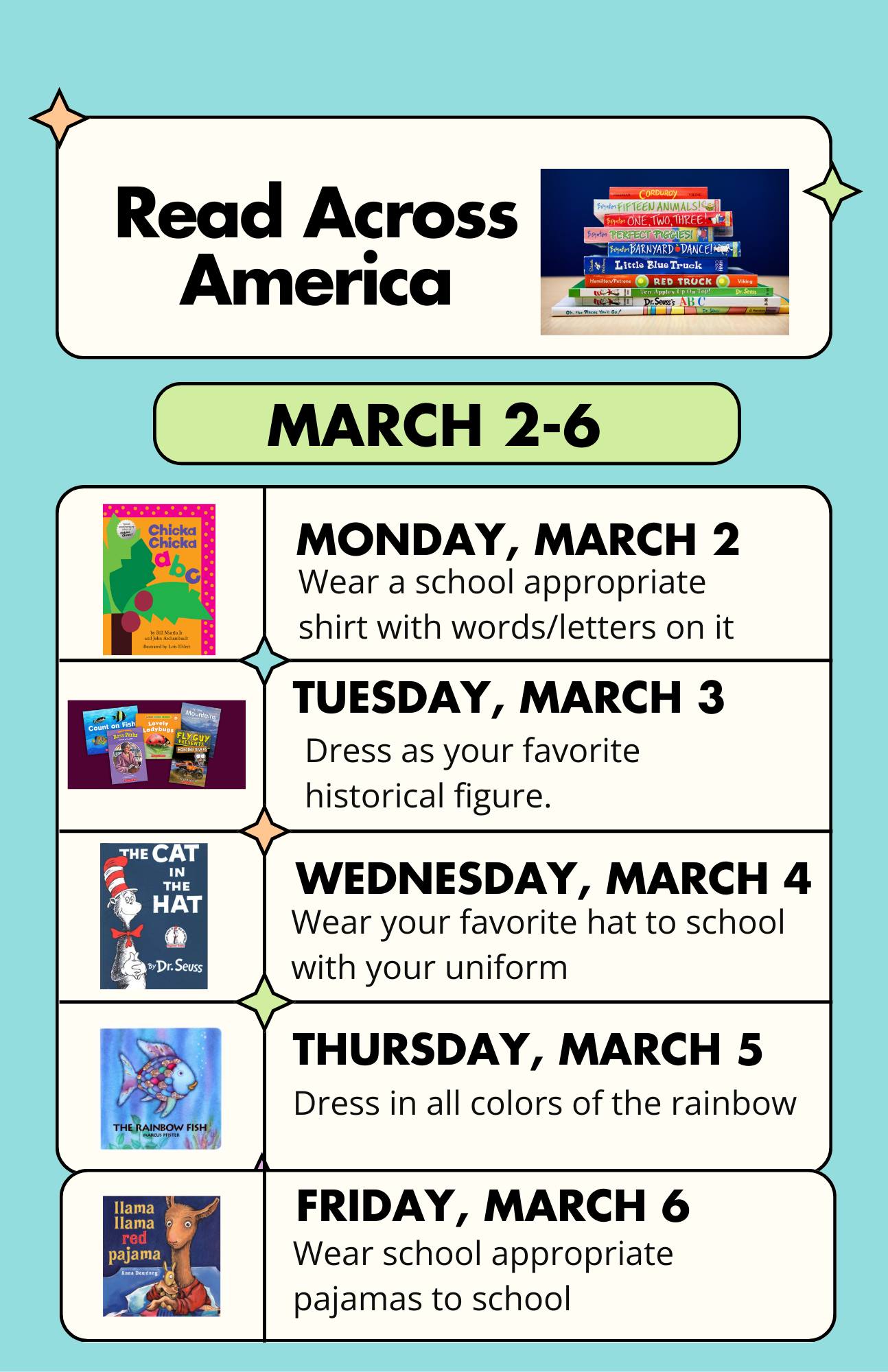 Clay - 📚 Read Across America Week is Almost Here! 🇺🇸 Next week, we’re ...