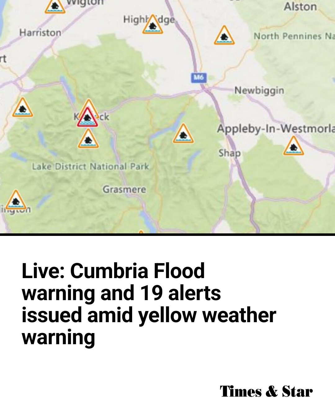 Times Heavy Rainfall Throughout Cumbria Facebook