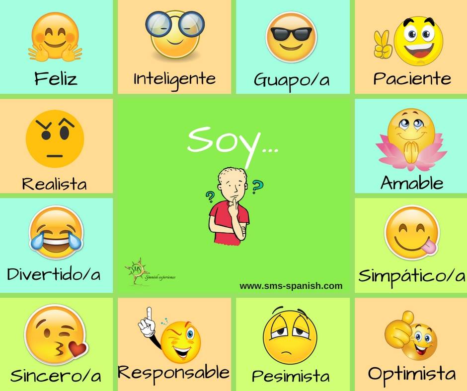 ¿Cómo eres? #vocabulario... - SMS Spanish Experience
