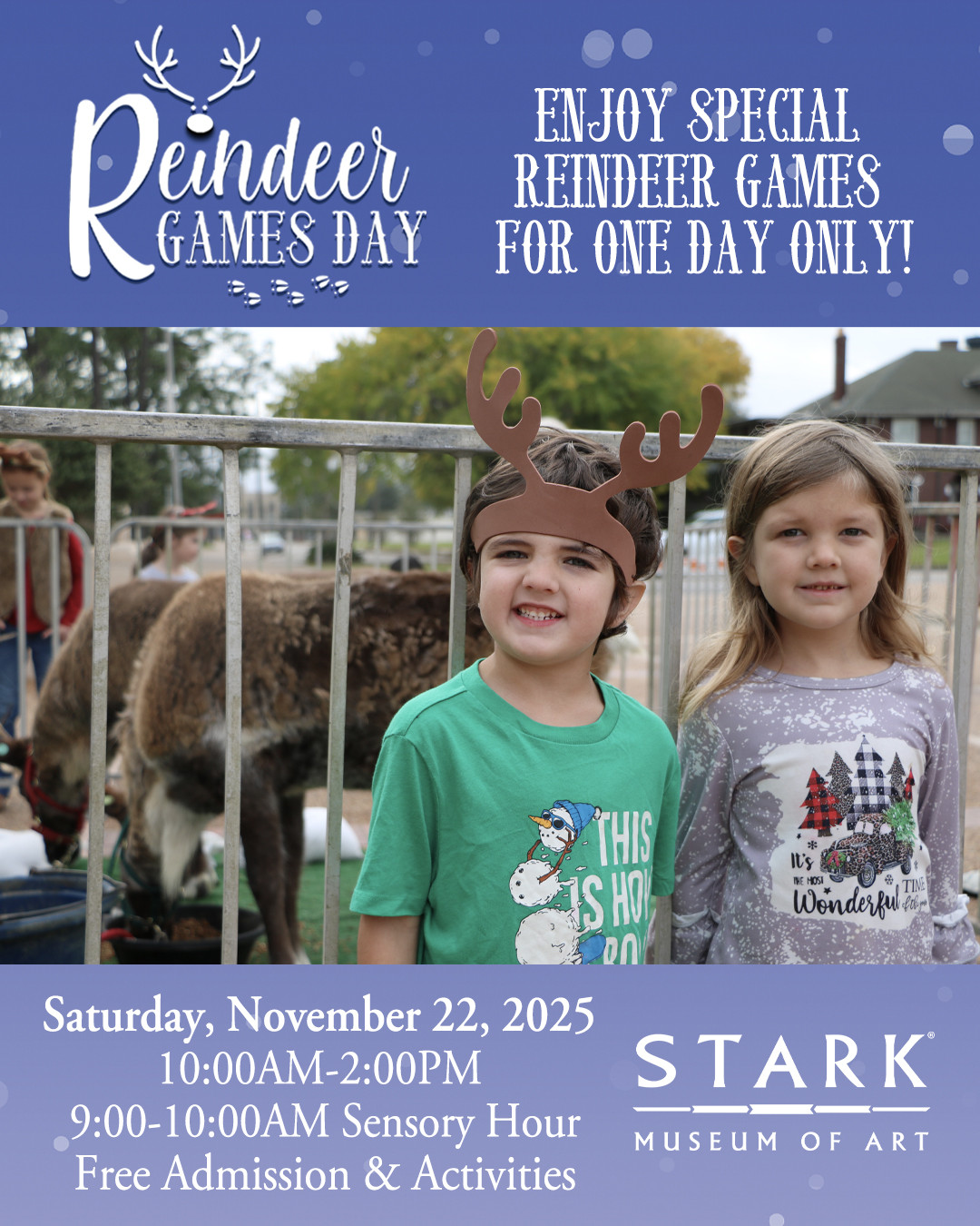 Stark - 🌟 ONE day only! 🌟 Santa’s reindeer are landing at the Stark ...