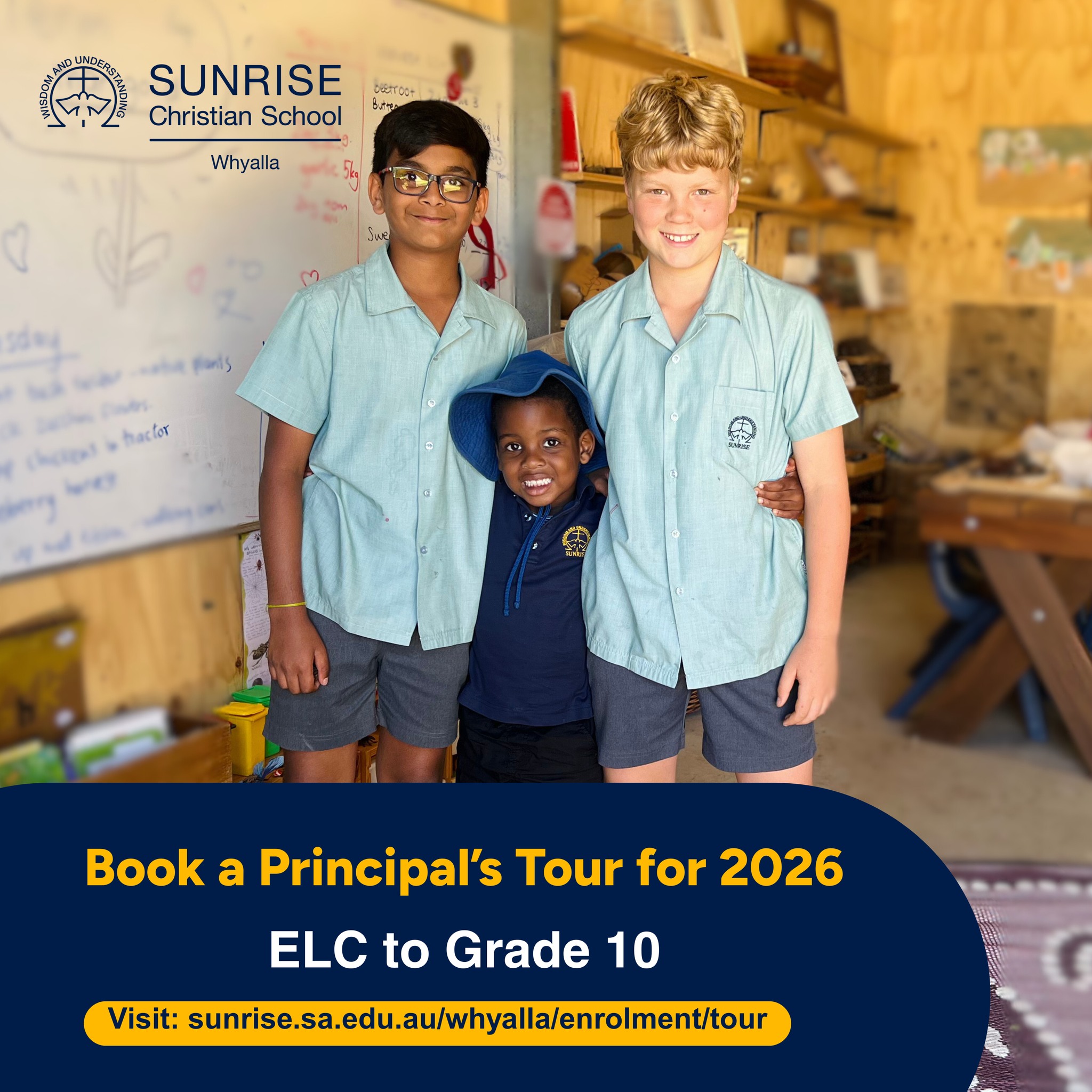 Sunrise - Principal Tour Dates for 2026 Are Now Open! Families are ...