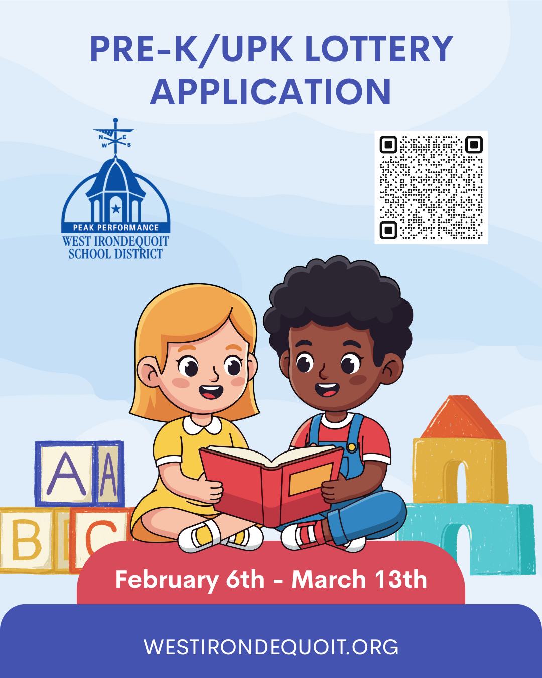 West - GET READY TO APPLY! The lottery for our Universal Pre-K program ...