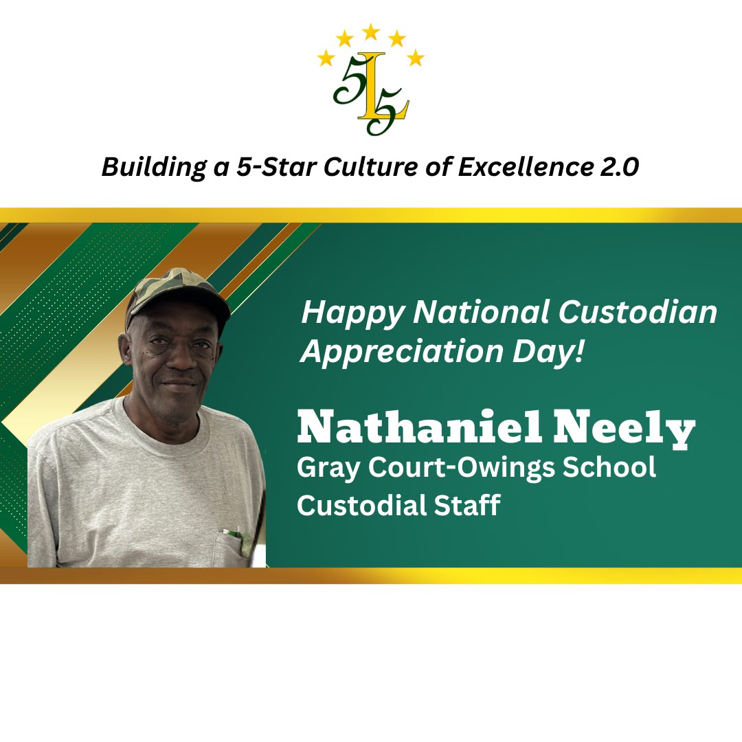Laurens - Happy National Custodian Appreciation Day! Our custodians are ...