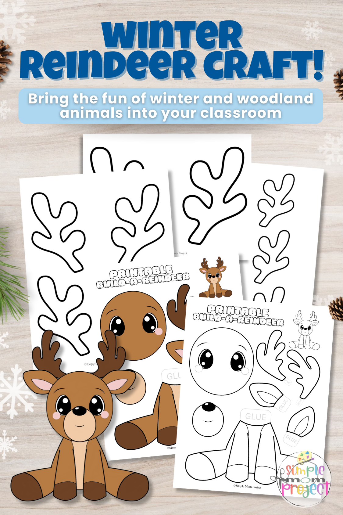 Simple - An Extra Sweet Reindeer Craft for Today ️🦌 Hi friend! ️💛 I ...