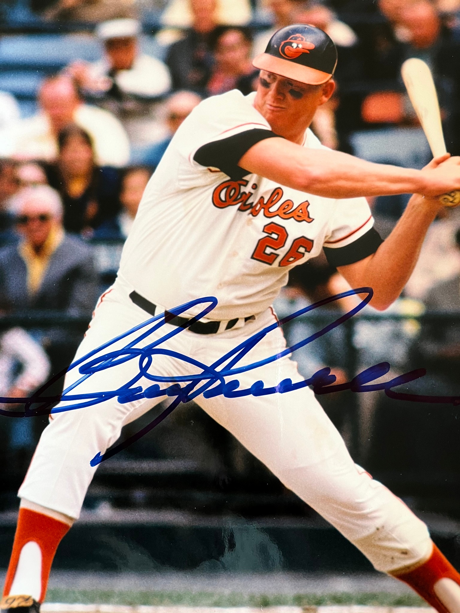 8x10 Autographed Photo Of Boog Powell Sports Trading Cards