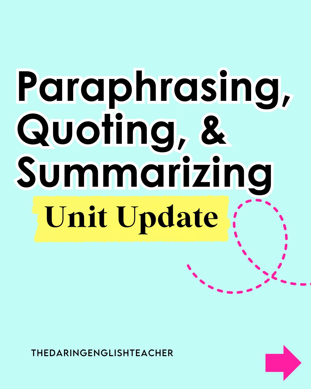 If you own my paraphrasing,... - The Daring English Teacher | Facebook