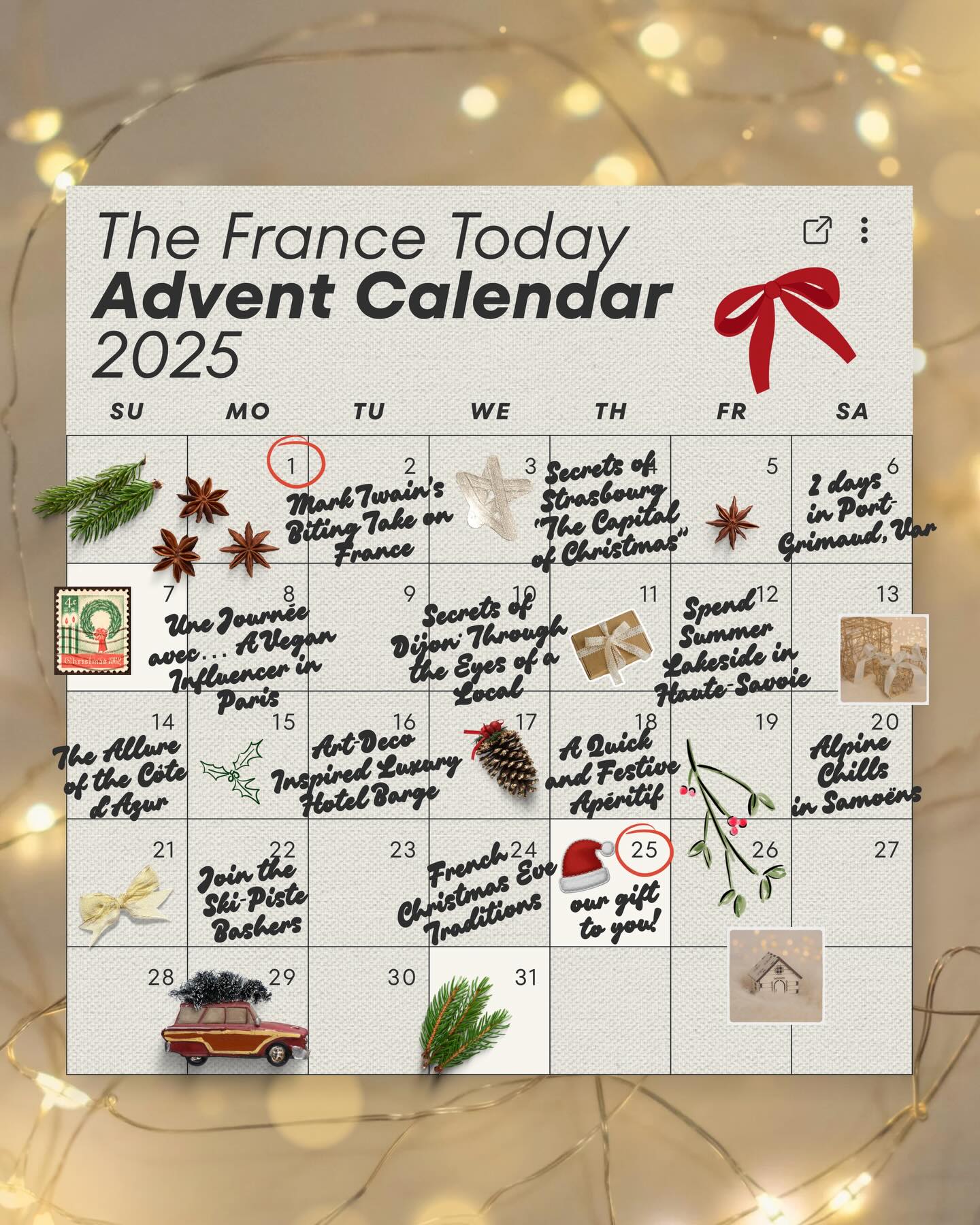 FranceToday.com - 🎄 It’s here… France Today’s 12 Days of Noël! 🎄 We’re ...