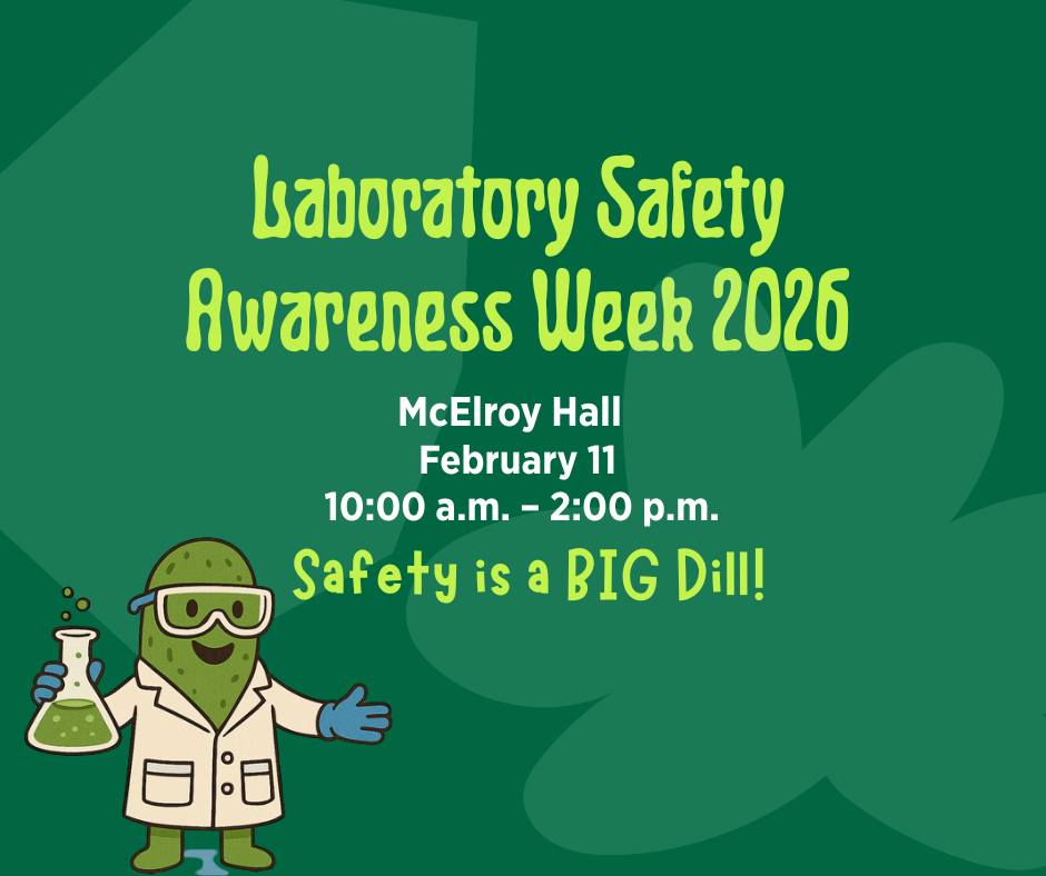 Environmental - Join us for Laboratory Safety Awareness Week 2026 ...