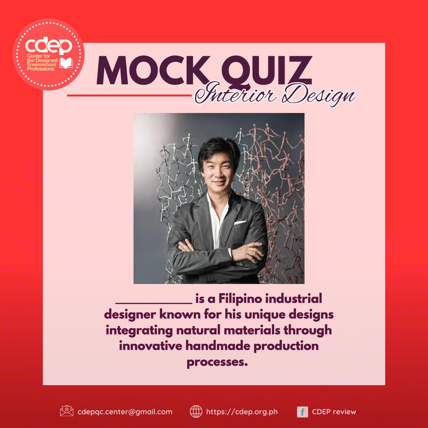 CDEP Review - 📝 MOCK QUIZ: INTERIOR DESIGN EDITION Test... | Facebook