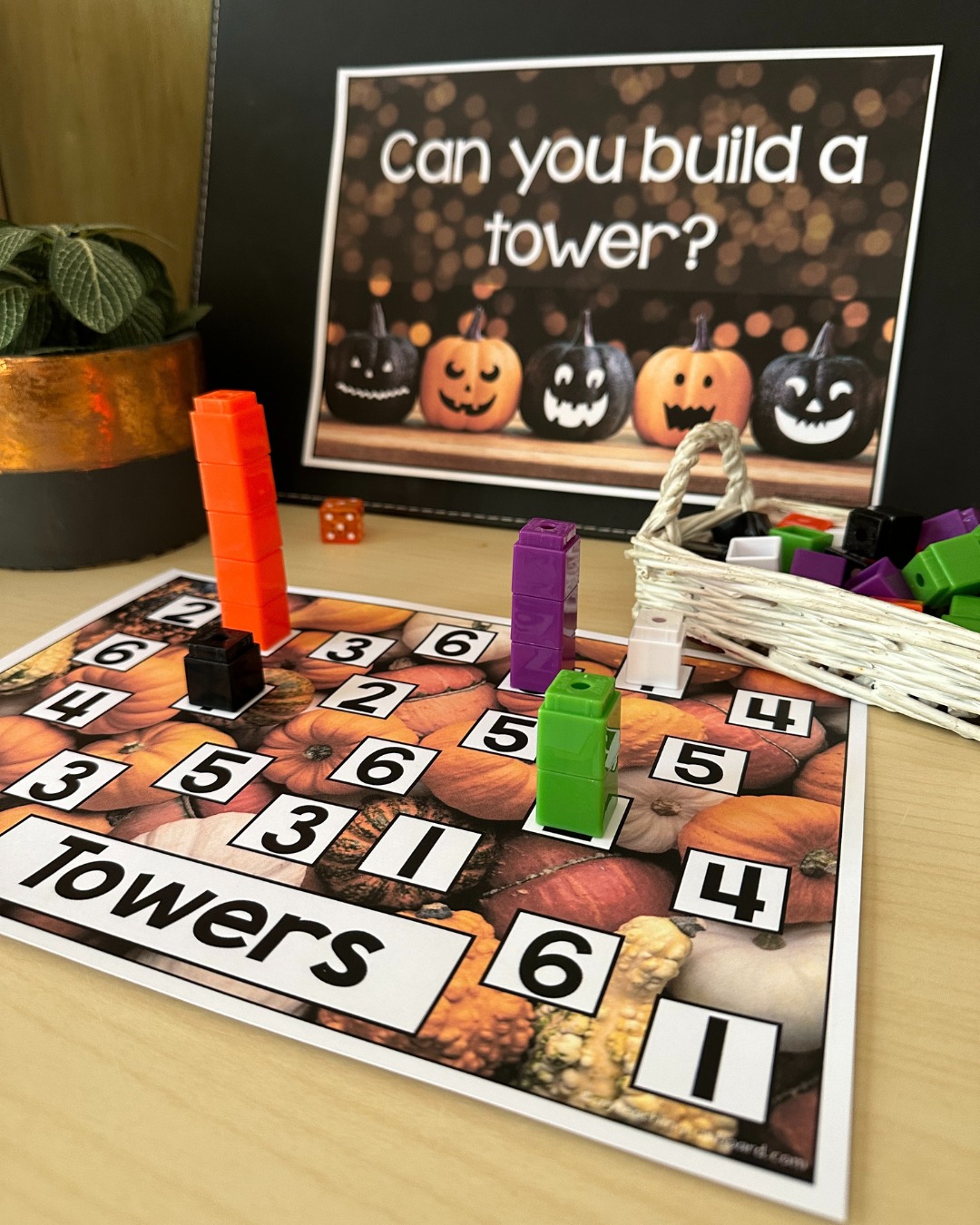 my - My kids absolutely love this Halloween Towers game! It so simple ...
