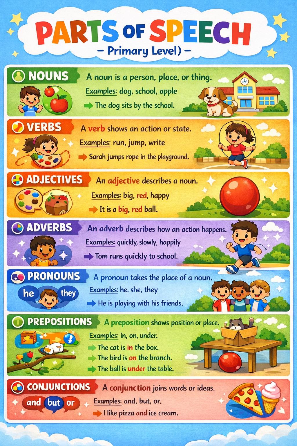 📚 PARTS OF SPEECH... - Lesson Plan แผนการสอน By TeacherJida | Facebook