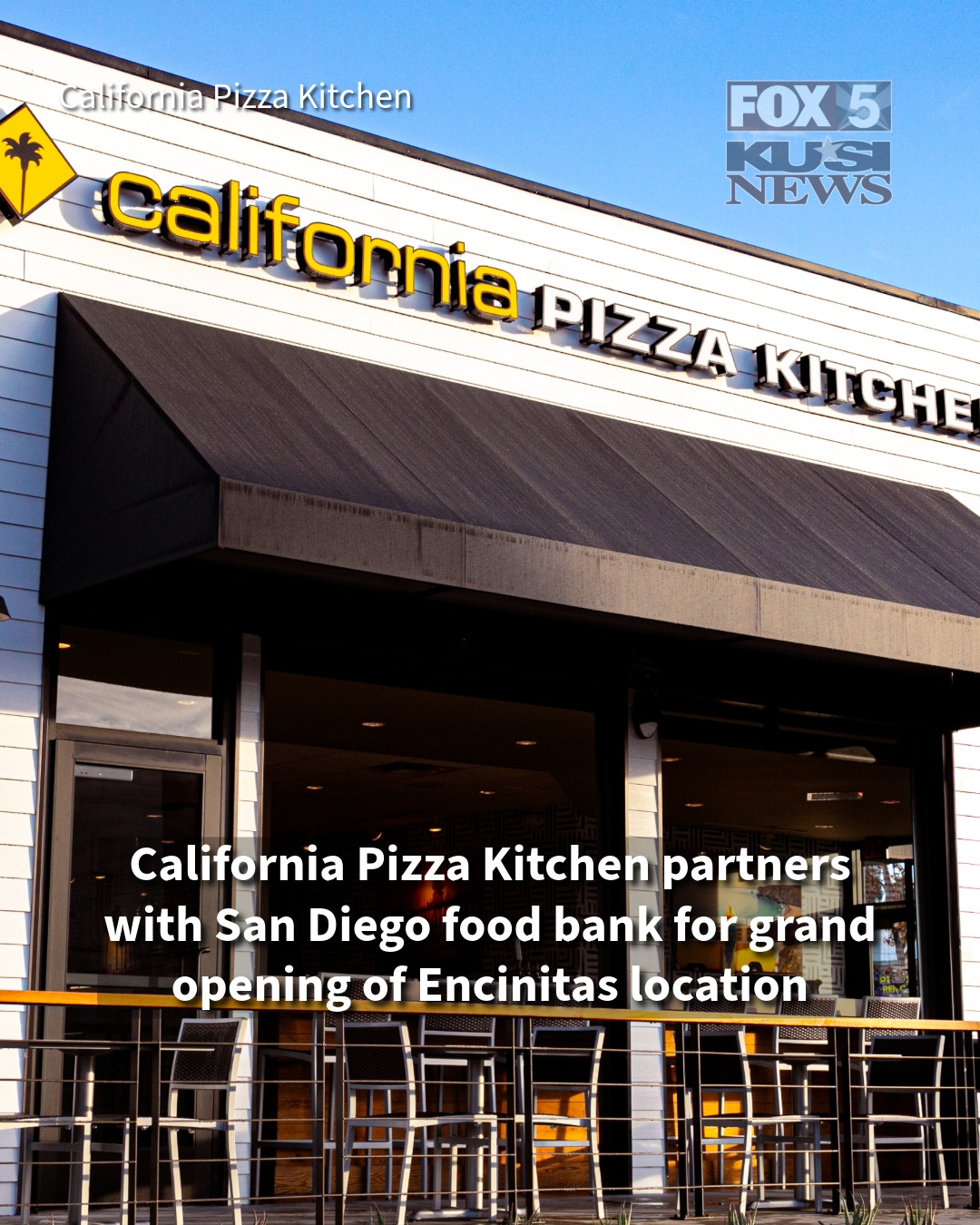 Fox 5 San Diego California Pizza Kitchen Also Known As Facebook