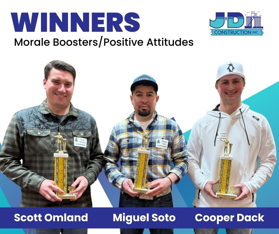 J & - 🎉 Morale Booster & Positive Attitude Awards At J&D Construction ...