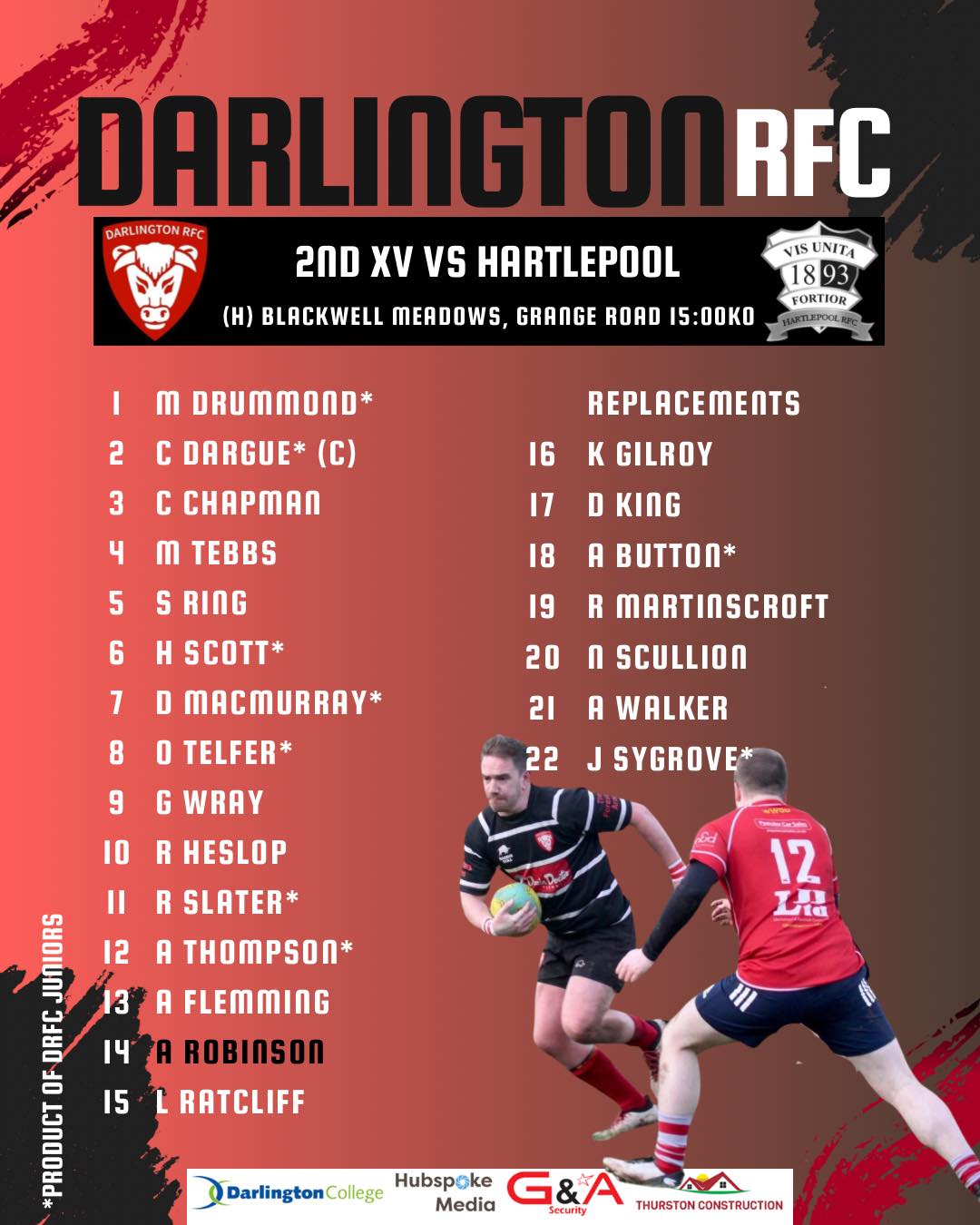 Darlington Rugby Football Club Darlington 6459