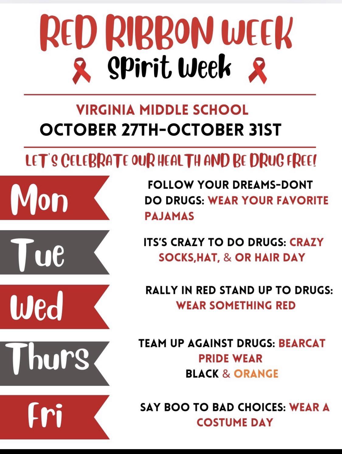 Virginia - Next week Oct 27-31 is RED RIBBON WEEK! Below is the dress ...