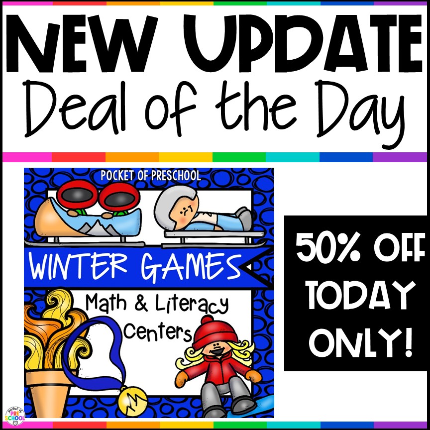 The Winter Olympics Math & Literacy... - Pocket of Preschool | Facebook