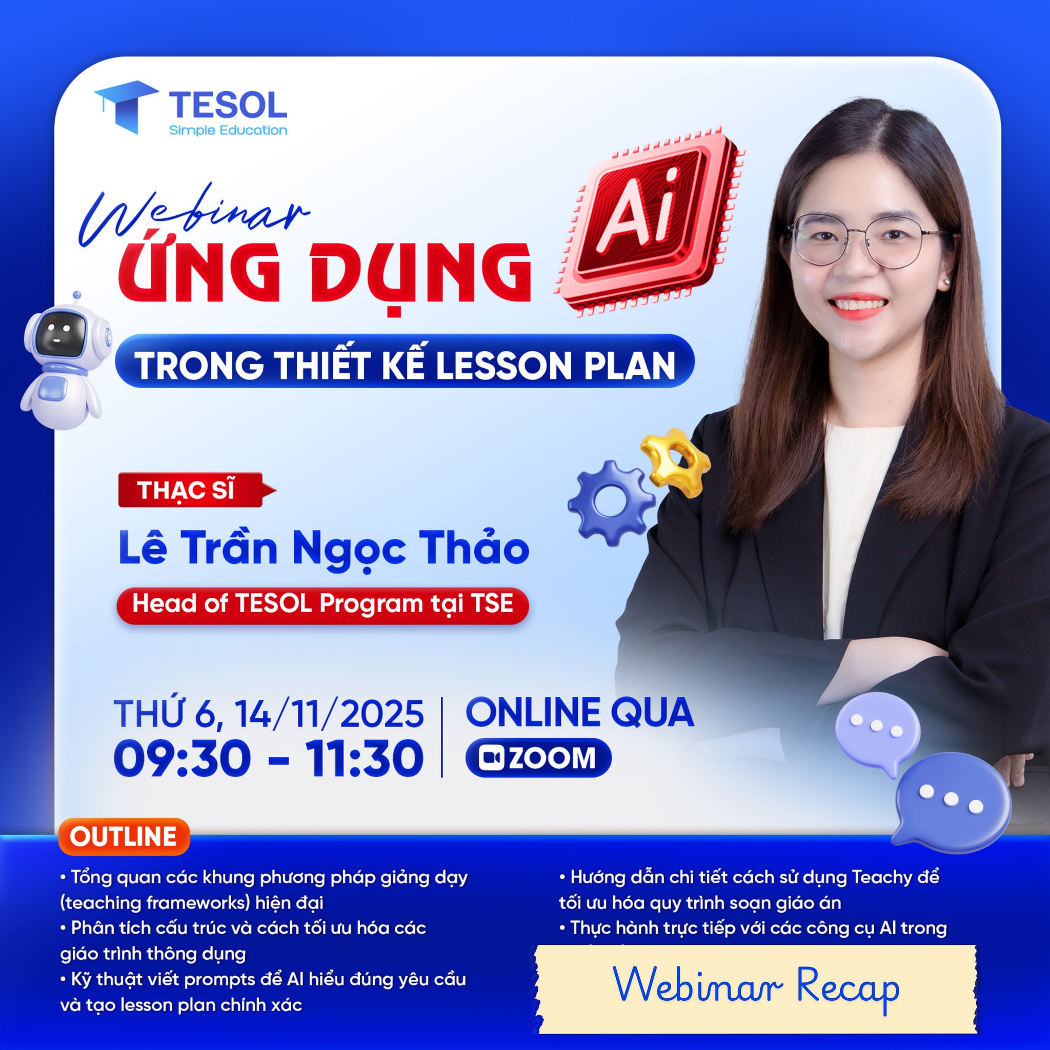 📌Webinar Recap: Ứng dụng AI... - TESOL - Simple Education | Facebook