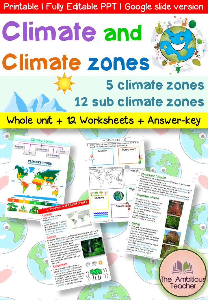 Check out this amazing unit on Climate... - Ambitious Teacher