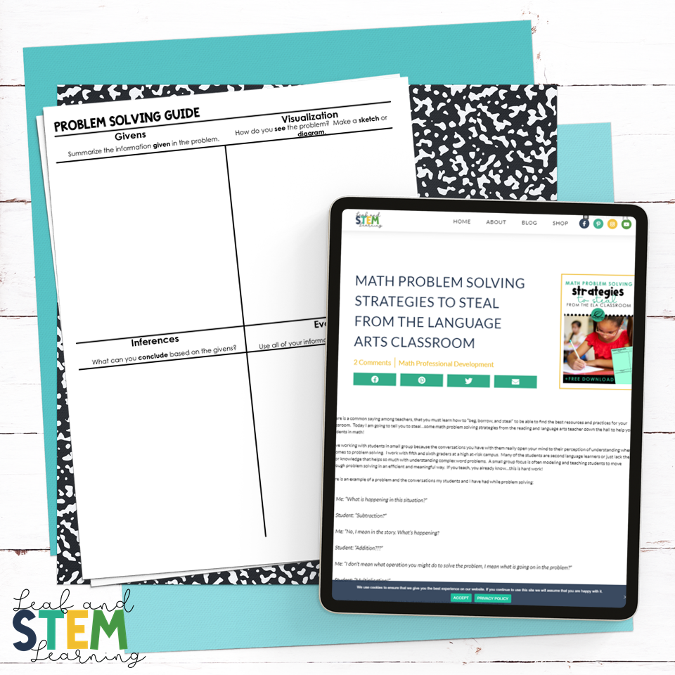 Leaf - Problem solving is one of the most difficult skills to teach in ...