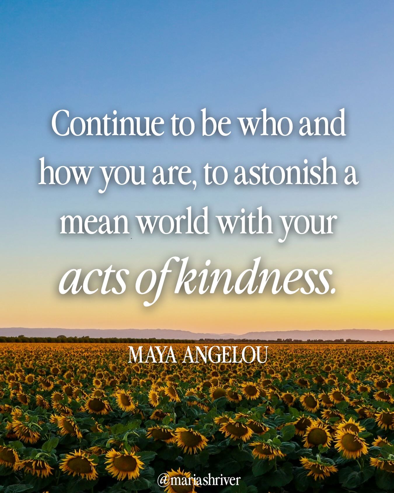 Maria - Today is World Kindness Day, a simple reminder to us all to be ...