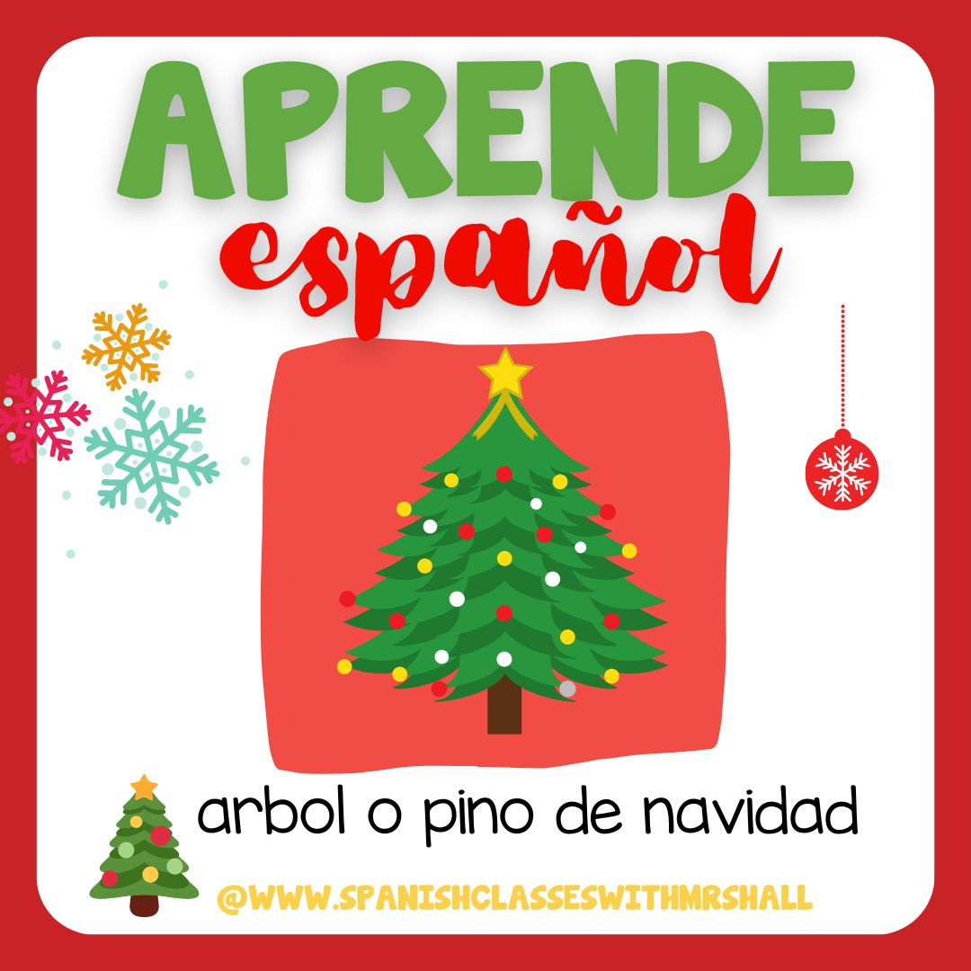 Spanish - 🎄Let's learn new words every day in Spanish🎅🏻 Vocabulario de ...
