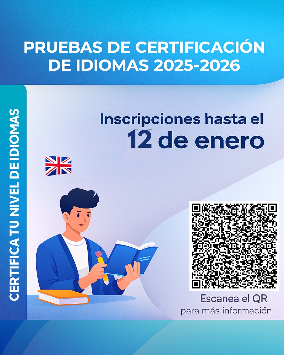 CIFP - 📢 Pruebas oficiales de certificación de idiomas · Curso 2025 ...