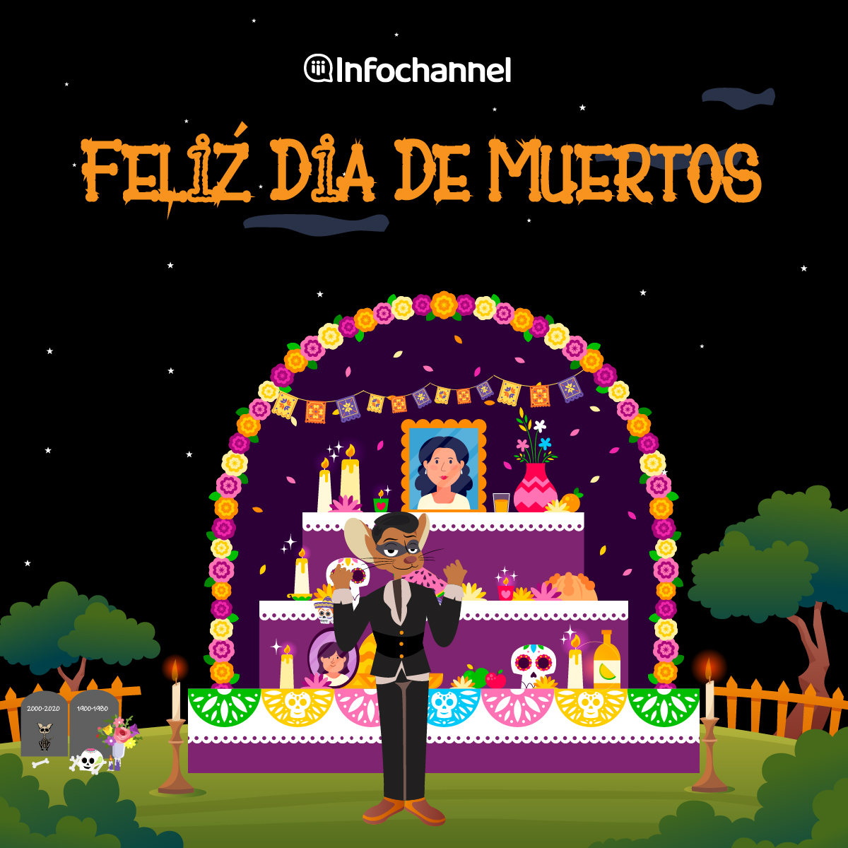 Infochannel - #DíadeMuertos | Calaverita Tecnológica 💀 para celebrar ...