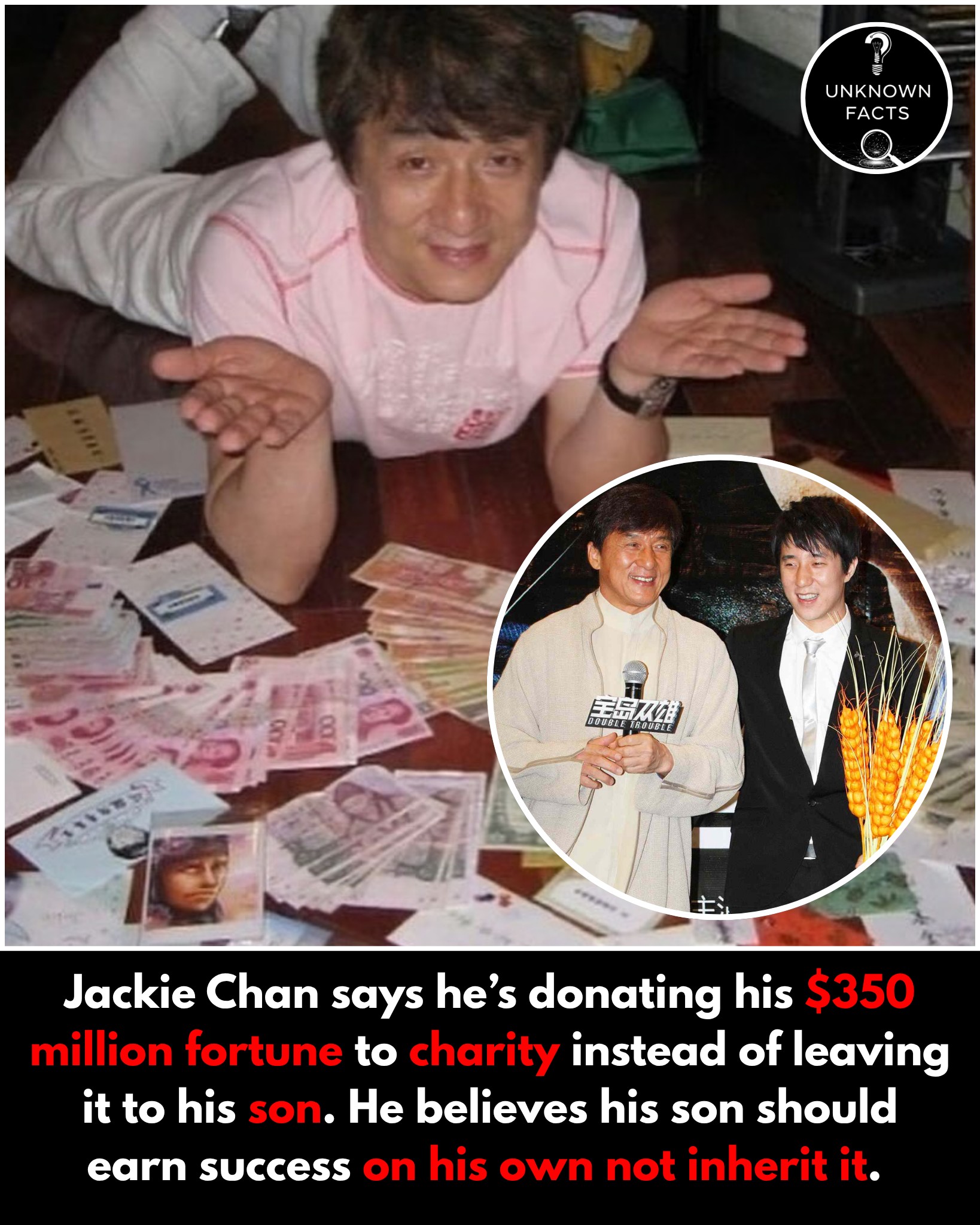 Unknown - Martial arts legend Jackie Chan once again proved that real ...