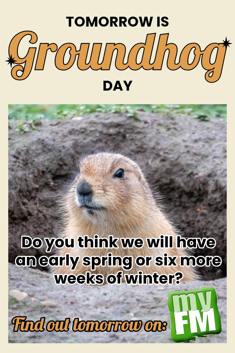 Brockville's - 🌤️🐾 Groundhog Day is tomorrow! 🐾🌤️ Get ready for another ...