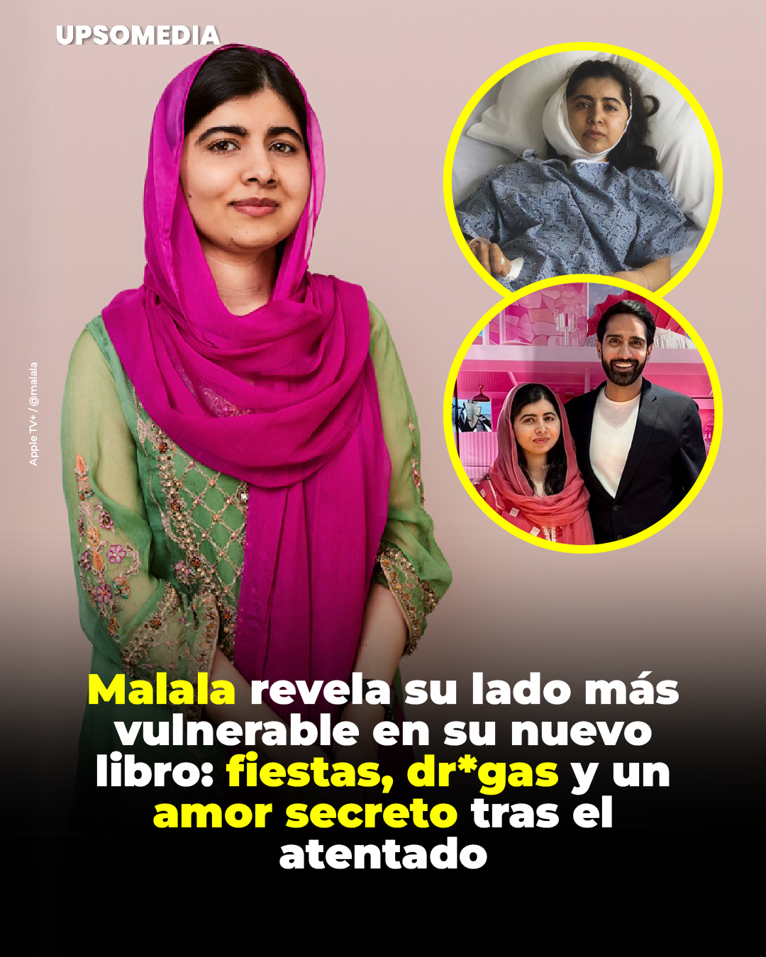 Rosa - La ganadora del Nobel de la Paz, Malala Yousafzai, de 28 años ...