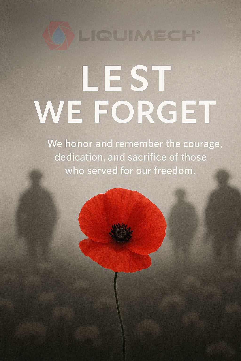Liquimech - 𝗧𝗼𝗱𝗮𝘆, 𝘄𝗲 𝗽𝗮𝘂𝘀𝗲 𝘁𝗼 𝗿𝗲𝗺𝗲𝗺𝗯𝗲𝗿. On this Remembrance Day, we ...