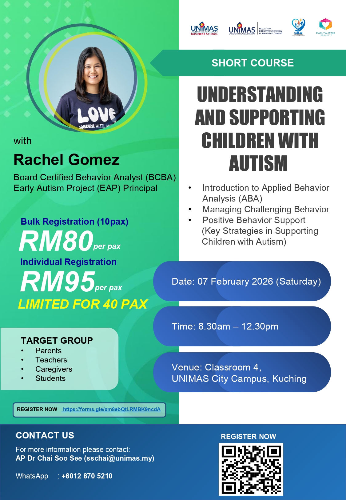 UNIMAS - 🌈 Understanding & Supporting Children with Autism 🌈 Join us ...