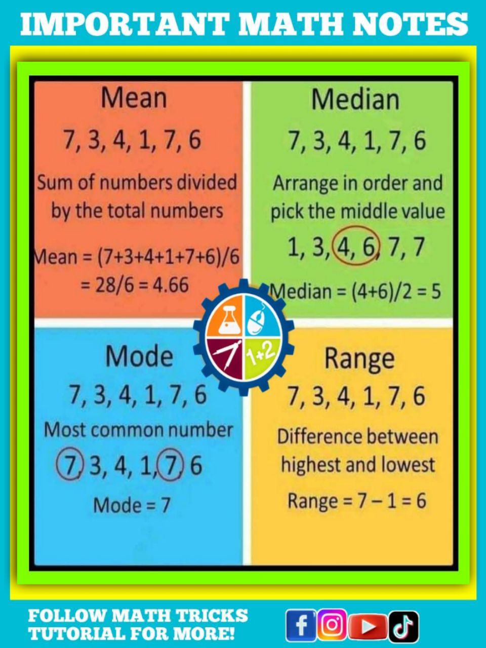 7 3 4