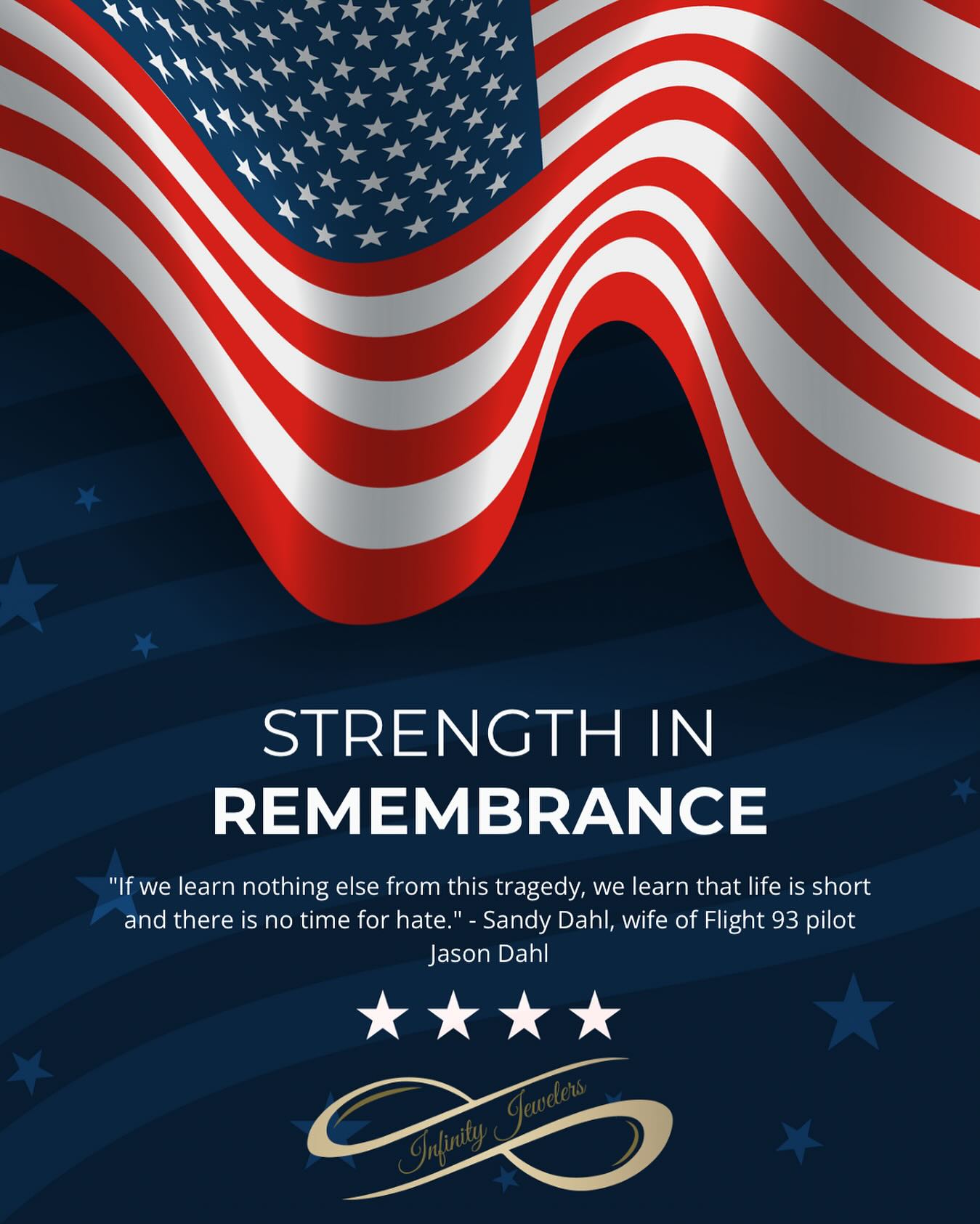 Infinity - As we commemorate the 24th anniversary of the 9/11 attacks ...