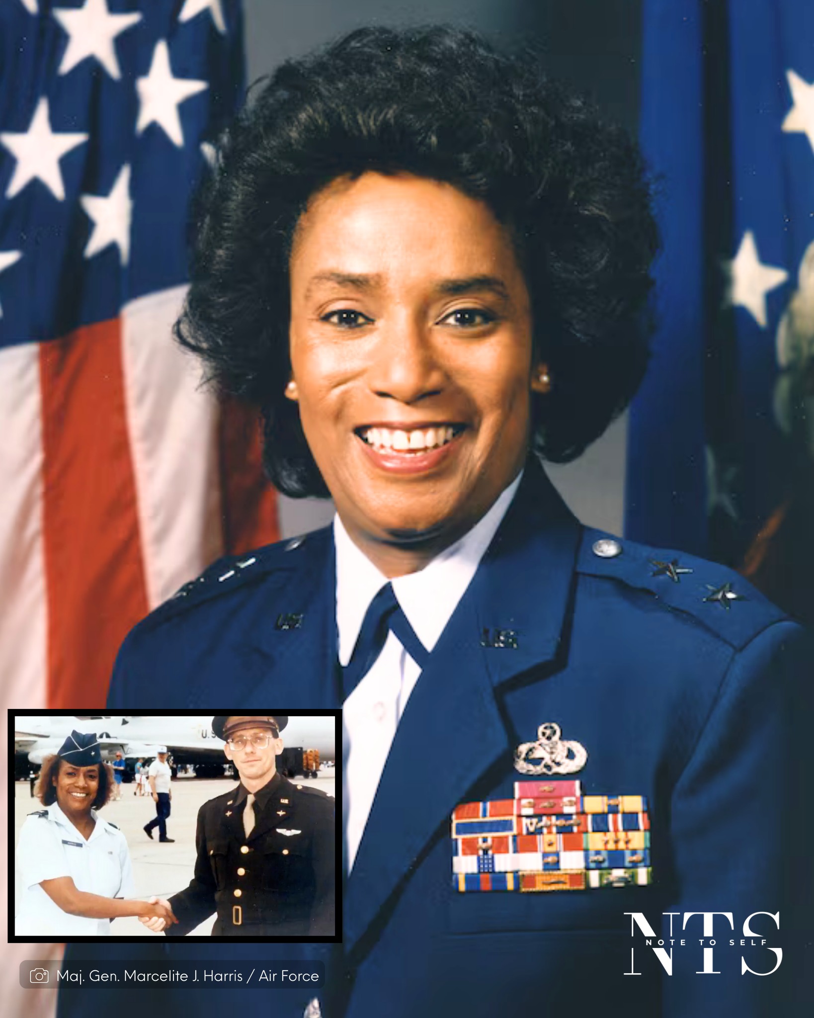 Note - CONGRATULATIONS! Maj. Gen. Marcelite J. Harris born in Houston ...