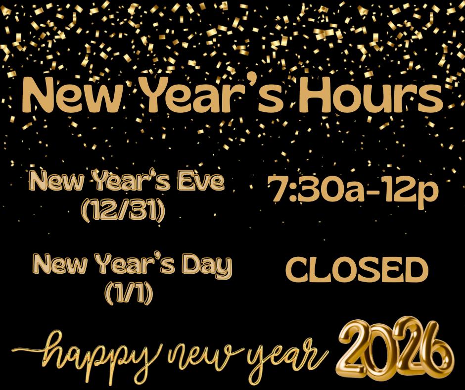 New Year’s Hours Reminder... - Great Rivers Animal Hospital | Facebook