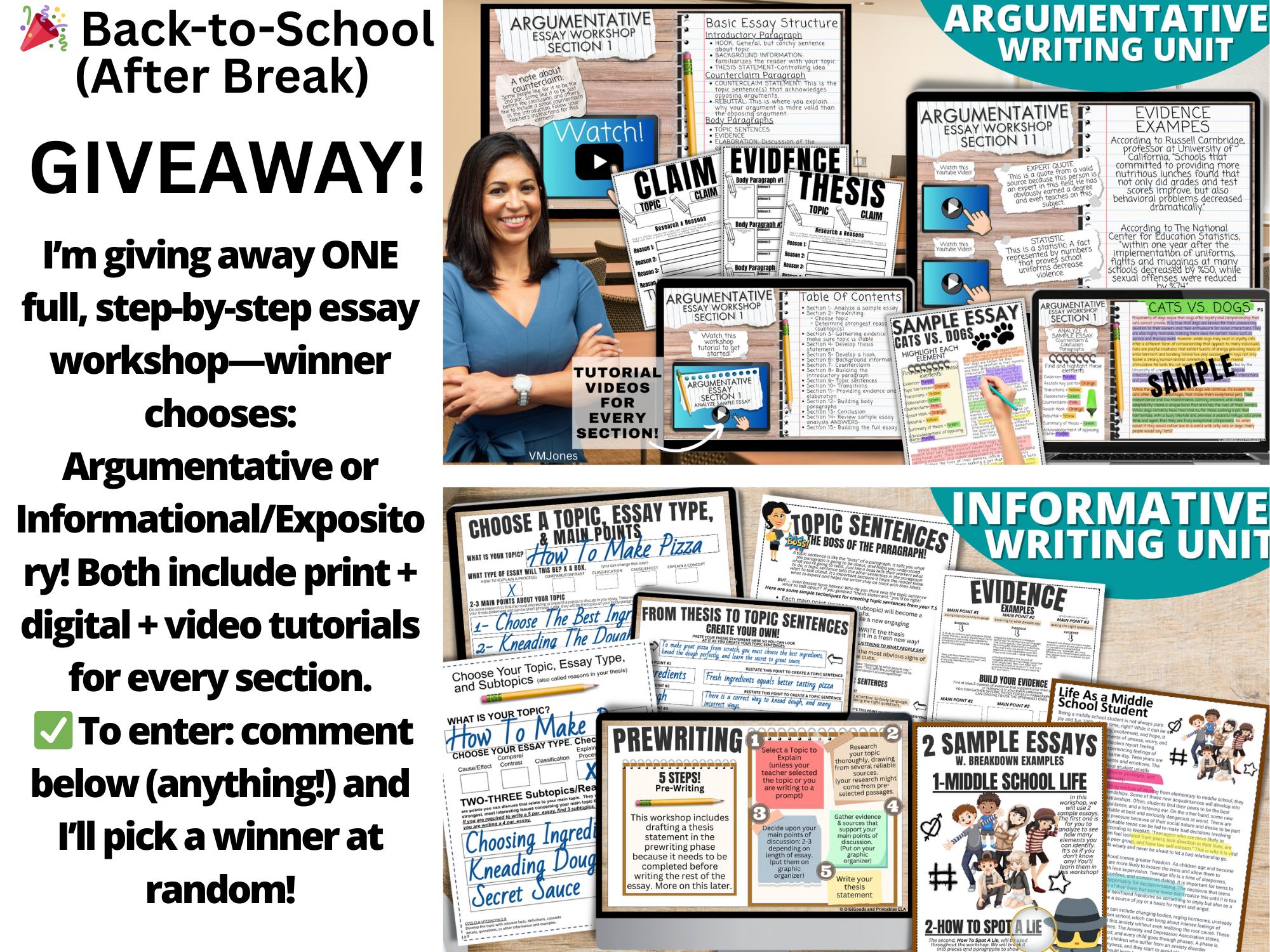 MIDDLE SCHOOL ELA TEACHERS 6-8th GRADE | GIVEAWAY ALERT! READ TO THE ...