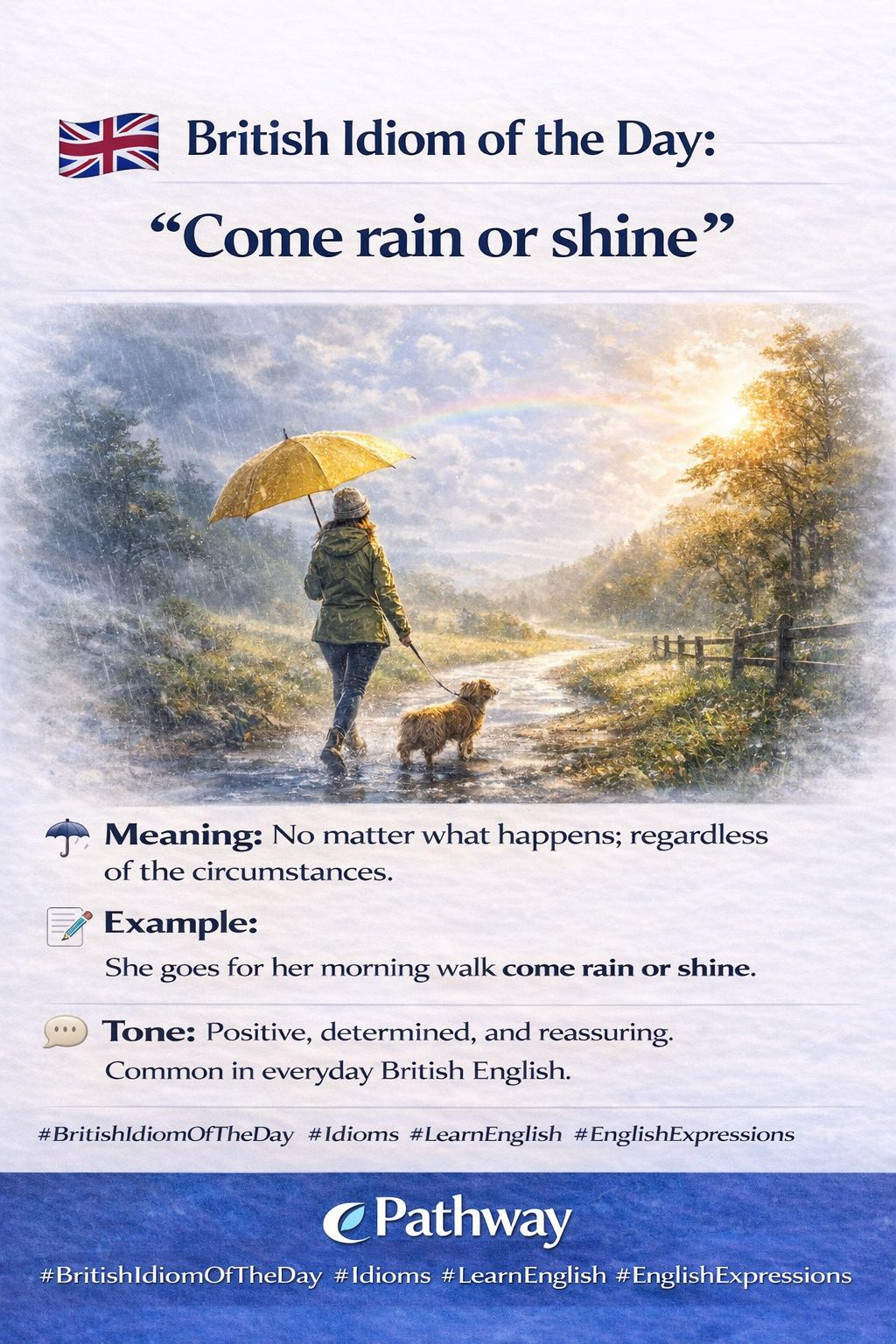 English Pathway - 🇺🇸 American Idiom of the Day Circle the... | Facebook