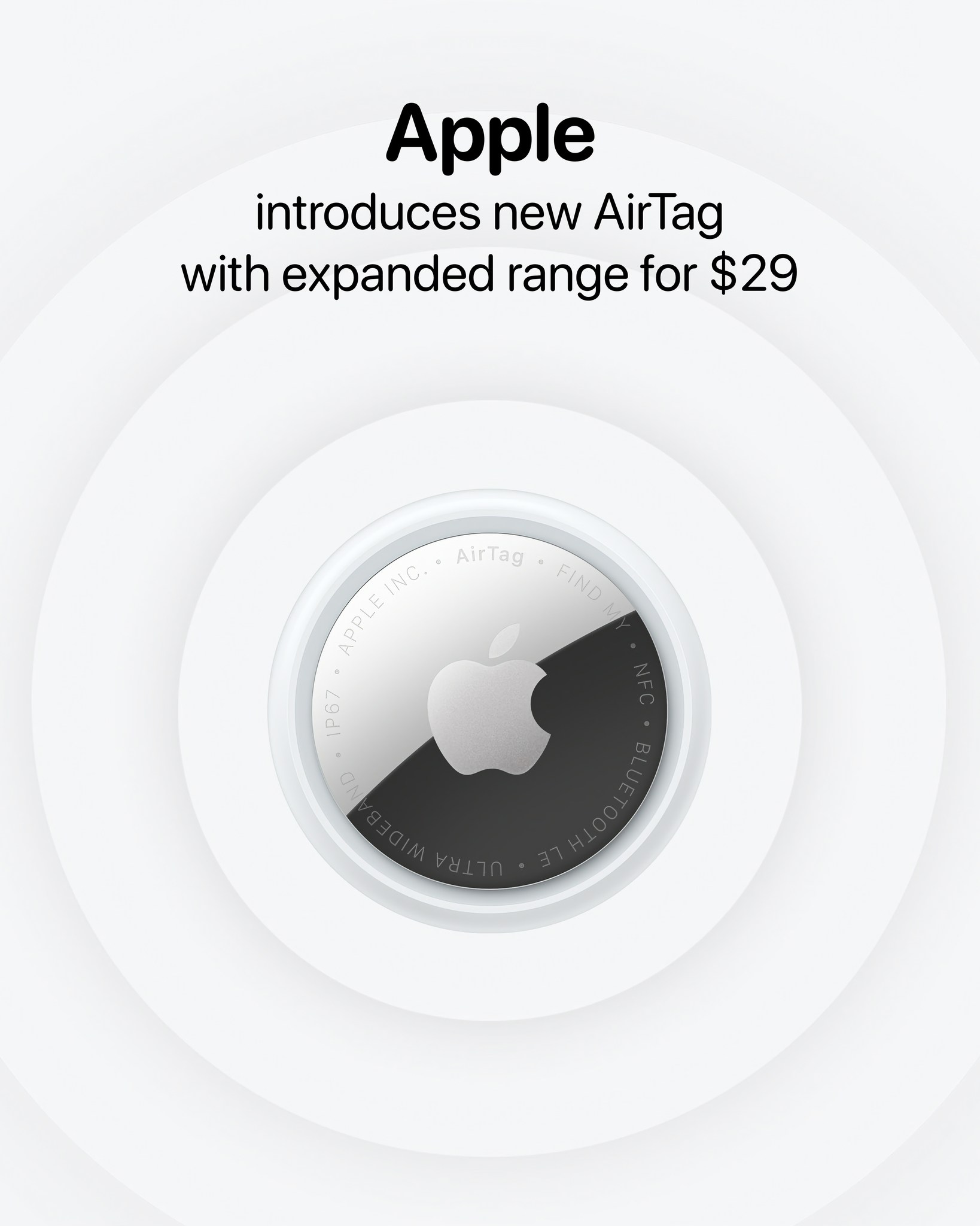 Apple - Apple has introduced the AirTag 2 with expanded connectivity ...