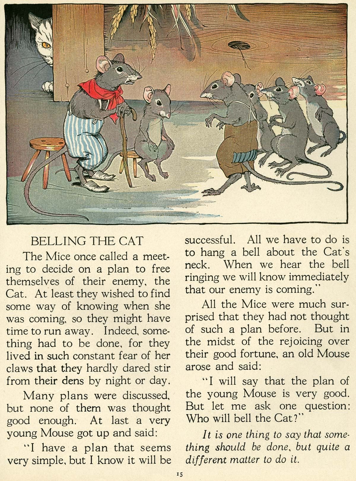 Ceres - This post shows a popular Aesop's Fable titled Belling the Cat ...