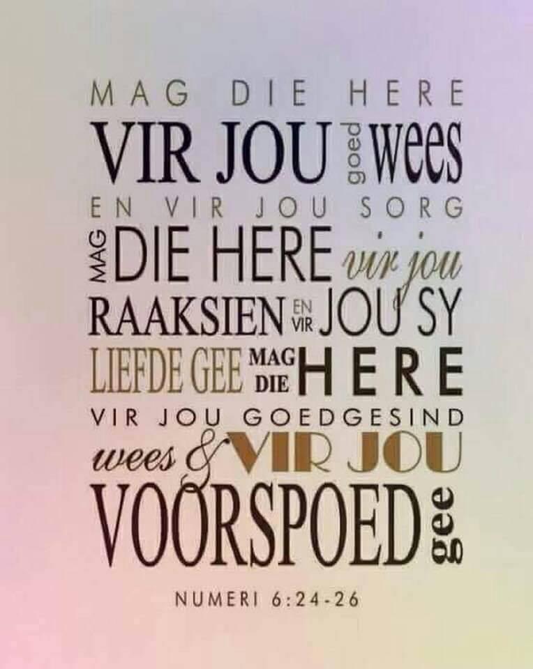 ¤ Mienie ¤ Mag Die Here Vir Jou Goed Handjies Vir Jesus