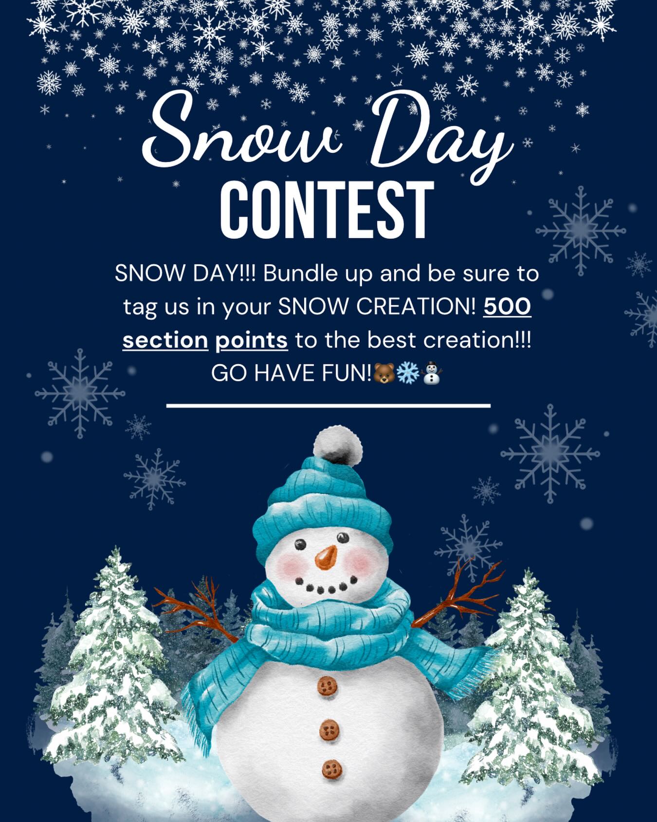 Make a snow creation and TAG... - Northside High School Choir | Facebook