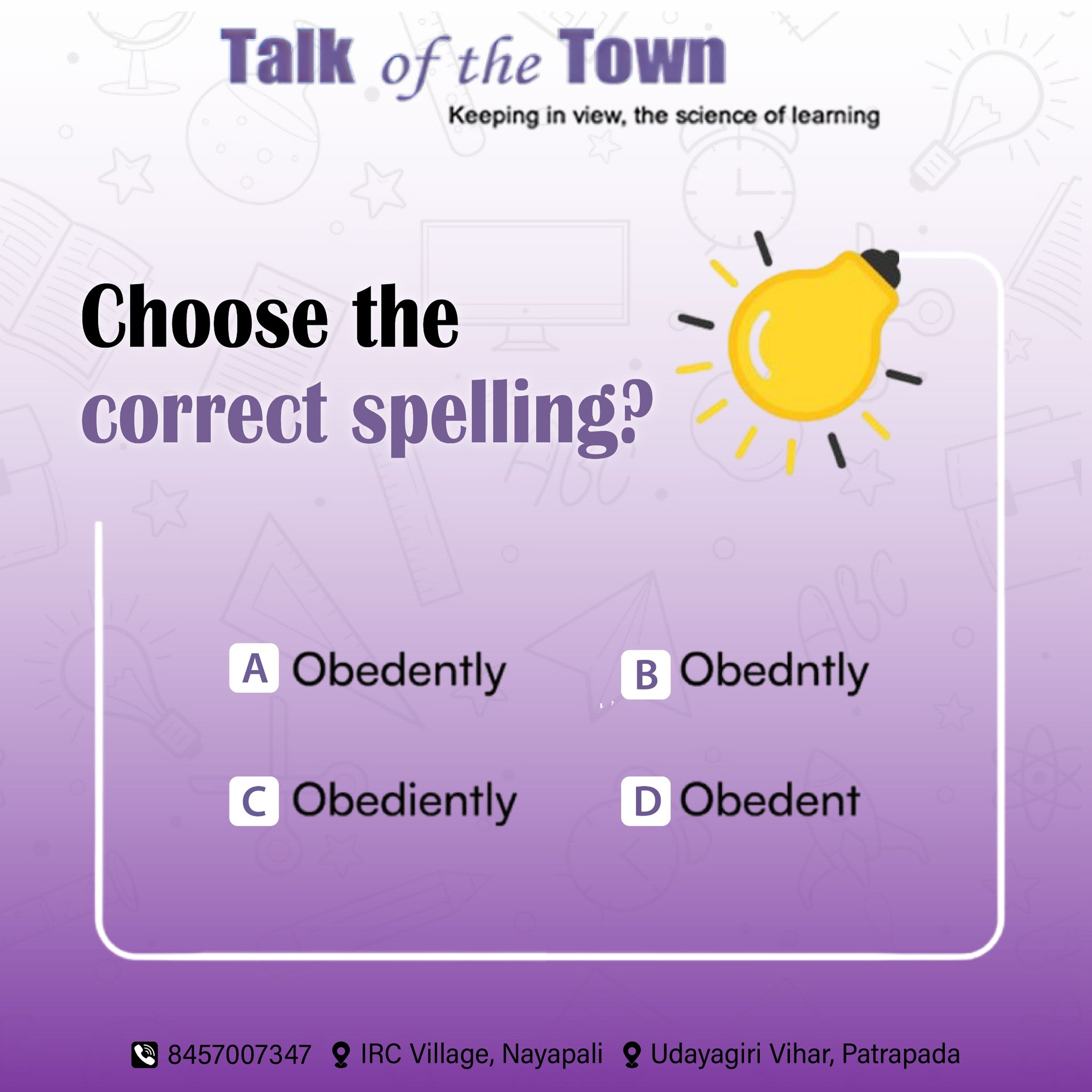 Talk - Spell it right? Let’s test your grammar game 🧠 Can you spot the ...