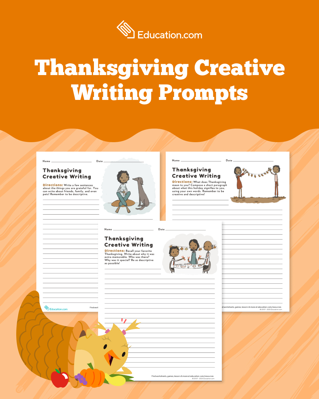 education.com - 🍂 ️ Put pen to paper this fall! These 10 Thanksgiving ...