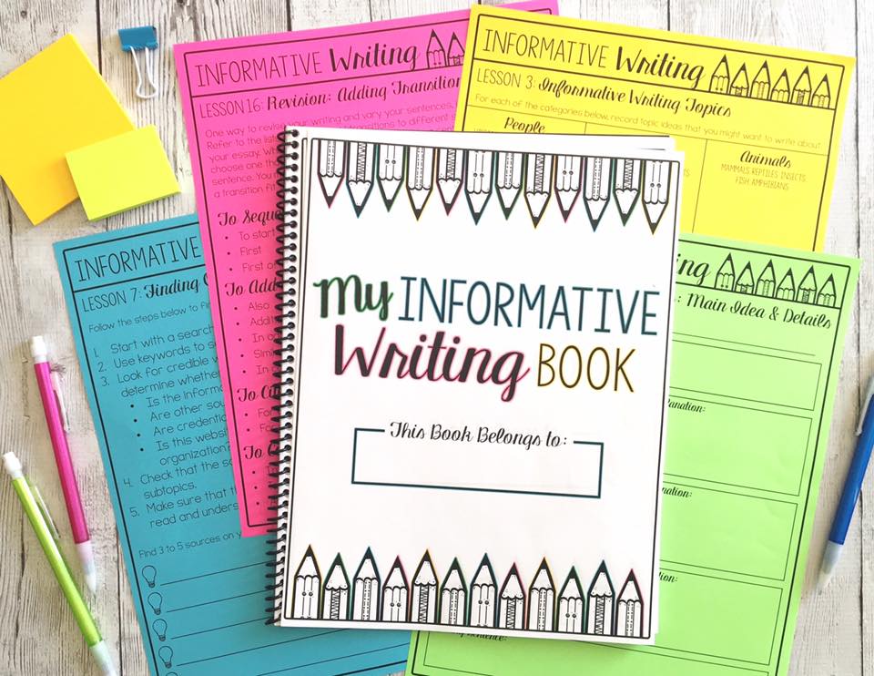 This Informative Writing Unit is... - Create.Teach.Share