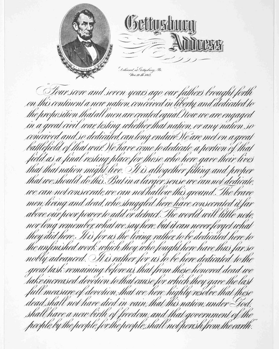 Citizen - On November 19, 1863, at the dedication of a military ...
