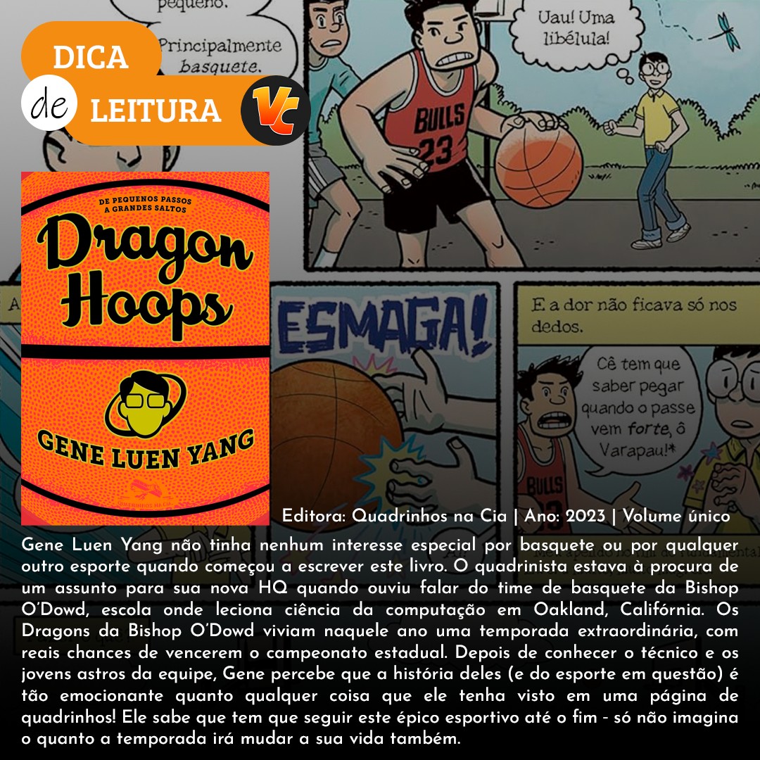 🔖 Dica de Leitura! 📚 Dragon Hoops:... - Vida de Colecionador | Facebook